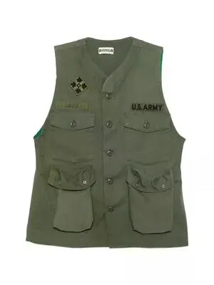 A.N.G.E.L.O. VINTAGE CULT Upcycled Buttoned Vest