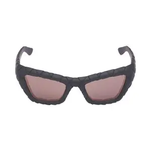 Bottega Veneta Intrecciato Cat-eye Sunglasses