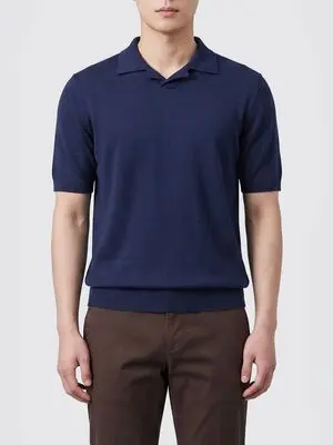 Eleventy Cotton Knit Polo Shirt