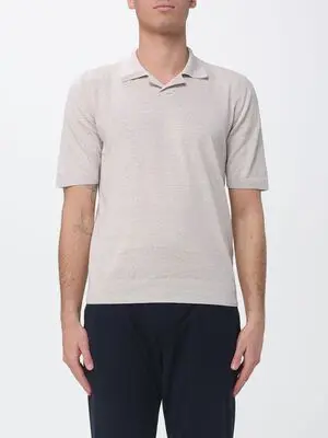 Eleventy Cotton Knit Polo Shirt