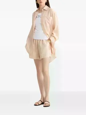 PATOU Striped Shorts - Neutrals