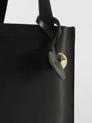 Furla Divide Leather Tote Bag - Black