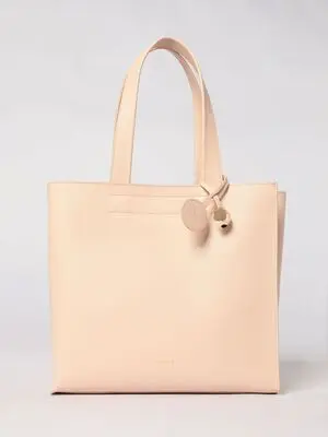 Furla Divide Leather Tote Bag - Pink