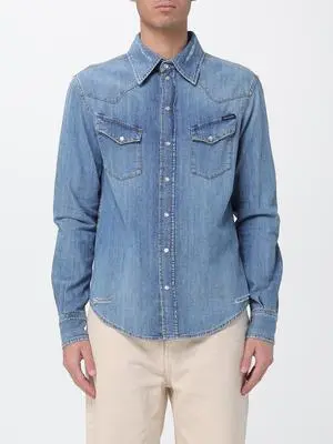 Dolce & Gabbana Cotton Denim Shirt - Black