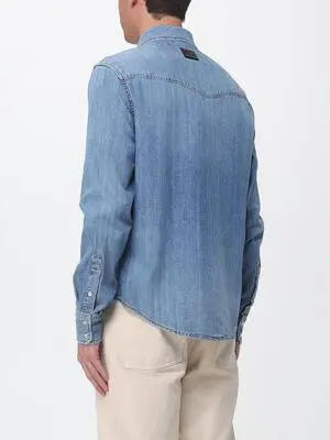 Dolce & Gabbana Cotton Denim Shirt - Black