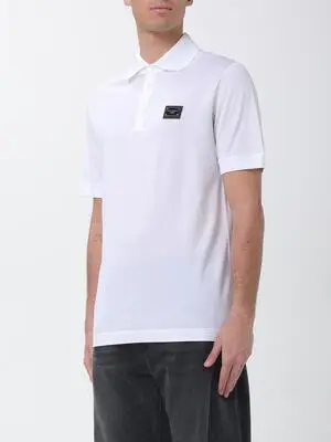 Dolce & Gabbana Cotton Polo Shirt - White