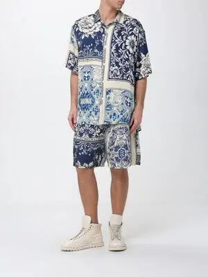 IH NOM UH NIT Viscose Shorts With Floral Print