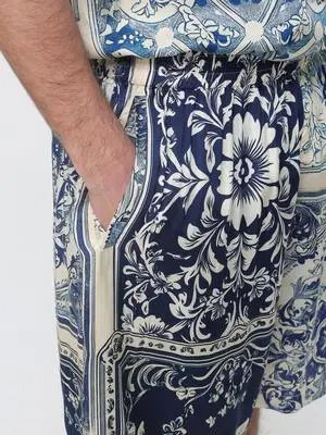 IH NOM UH NIT Viscose Shorts With Floral Print