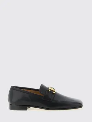 Valentino Garavani Vlogo Signature Natural Grain Leather Loafers