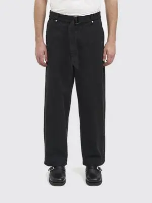 ENTIRE STUDIOS Belted Wide-leg Trousers - Black