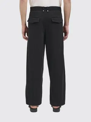 ENTIRE STUDIOS Belted Wide-leg Trousers - Black