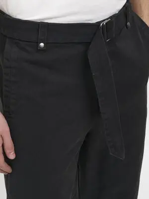 ENTIRE STUDIOS Belted Wide-leg Trousers - Black