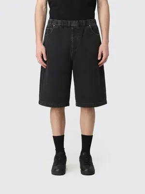 ENTIRE STUDIOS Cotton Denim Shorts - Black