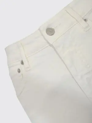 CYCLE Flared Cotton Denim Jeans - White