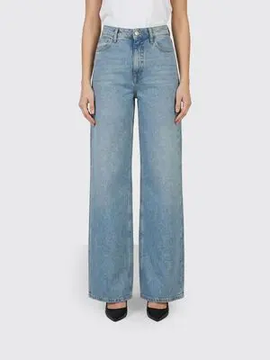 CYCLE Wide Leg Jeans In Denim - Blue