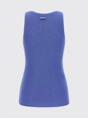 Pinko Ribbed Tank Top With Button Detail