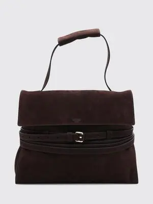 Moschino Tie Me Suede Bag - Brown