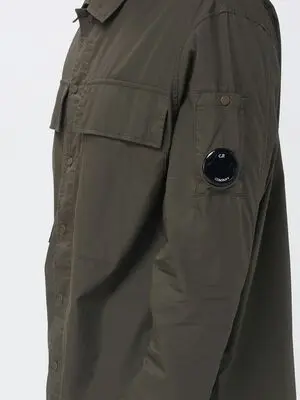 C.P. COMPANY Utility Jacket With Lens Detail - Green