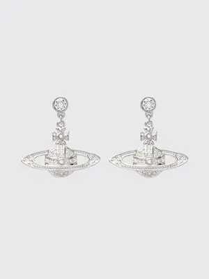 VIVIENNE WESTWOOD Orb Drop Earrings - Silver
