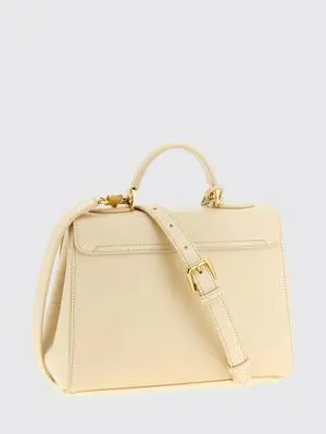 Dolce & Gabbana Marlene Grained Leather Bag - White