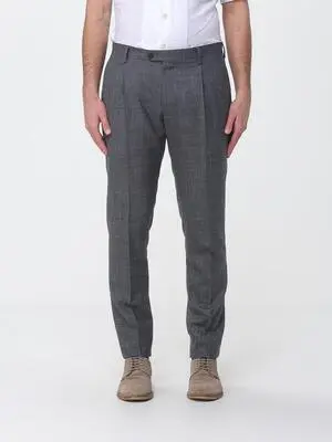 LARDINI Single-breasted Wool And Silk Suit - Charcoal