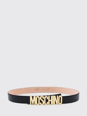 Moschino Leather Belt - Black