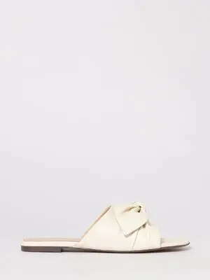 COCCINELLE Furoshiki Leather Mules With Bow Detailing