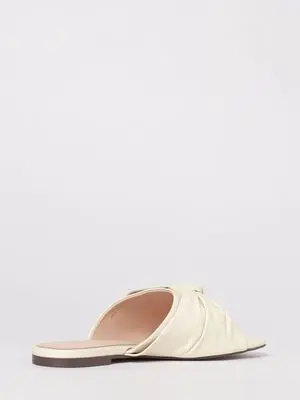 COCCINELLE Furoshiki Leather Mules With Bow Detailing
