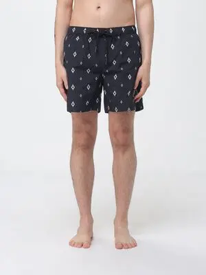 COUNTY OF MILAN Swimsuit With Geometric Print - Black