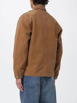 Carhartt Work In Progress Organic Cotton Canvas Shirt Jacket - Brown