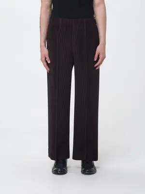 Issey Miyake Homme Plissé Pleated Wide Leg Trousers