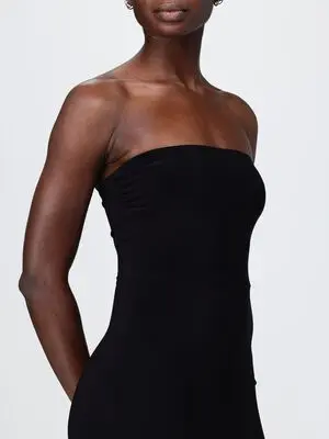 Norma Kamali Jersey Long Dress - Black