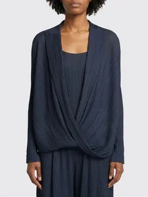 Giorgio Armani Pleated Blazer - Blue