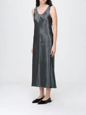 Max Mara Satin Midi Dress - Grey