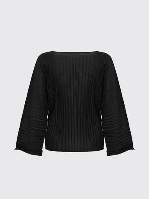 Liviana Conti Graphic Print Pleated Top