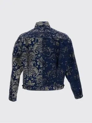 Junya Watanabe Printed Denim Jacket - Blue
