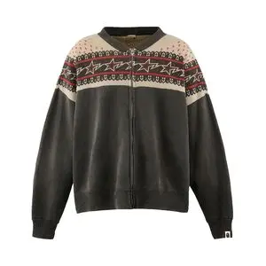 SAINT MXXXXXX X Bape Zip Cardigan