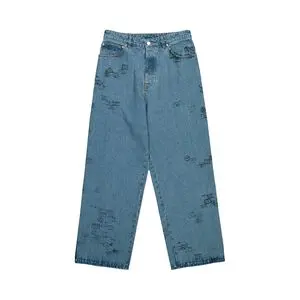 Vetements Passport Stamps Jeans