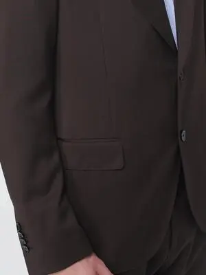 LARDINI Virgin Wool Single-breasted Suit - Brown