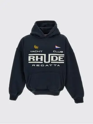 Rhude Cotton Hoodie - Black