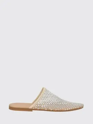 ALYSI Woven Flats - Silver