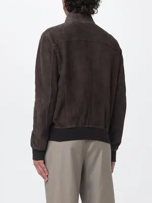 Boglioli Suede Zip-up Jacket - Cocoa