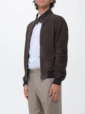 Boglioli Suede Zip-up Jacket - Cocoa