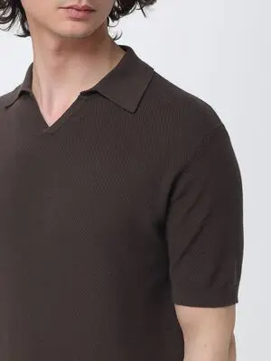 Boglioli Cotton Knit Polo Shirt