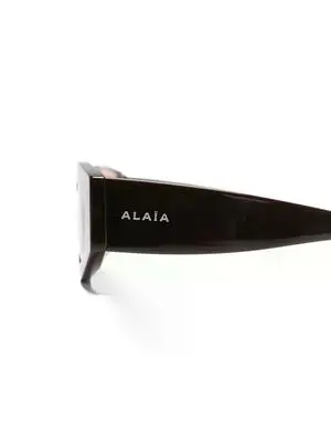 AZZEDINE ALAIA Oval-frame Sunglasses