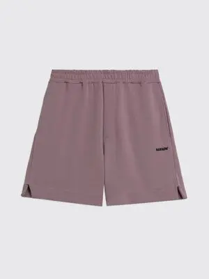 BARROW Cotton Sports Shorts With Logo Detail - Pink