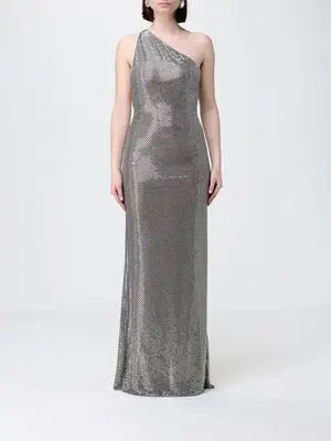 SELF-PORTRAIT Sequined One-shoulder Maxi Dress
