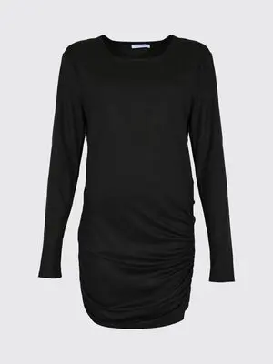 Patrizia Pepe Ruched Mini Dress - Black
