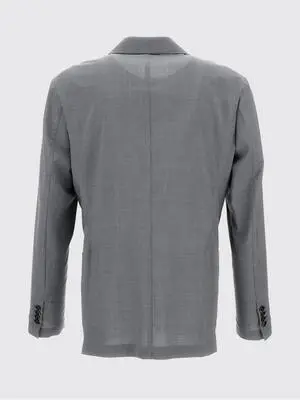 Barena Venezia Single-breasted Virgin Wool Blazer - Grey