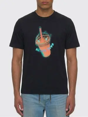 Paul Smith Printed Cotton T-shirt - Black